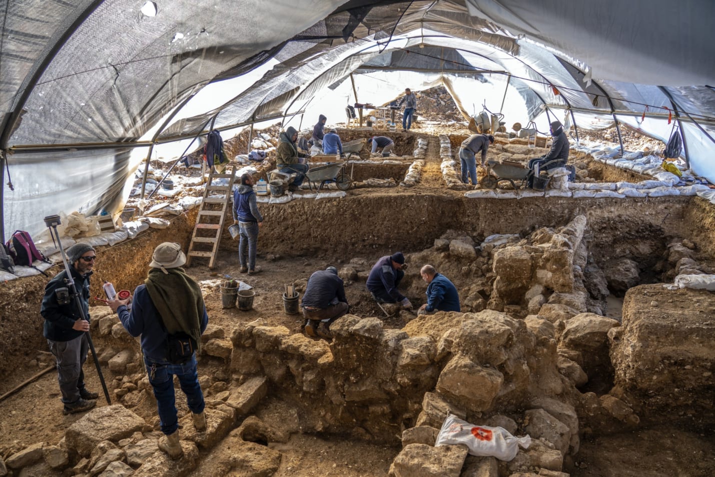 EDIFICIO DELL'ETÀ DEL FERRO DALLA CITTÀ VECCHIA DI GERUSALEMME ...